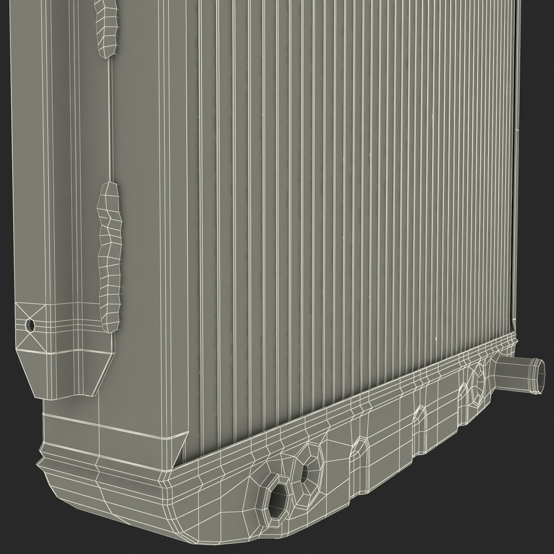 car radiator 3d max