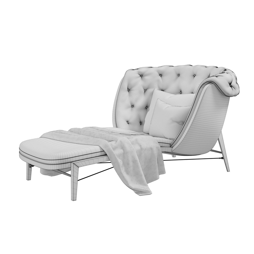 Cleo Lounge Chair Model - TurboSquid 2244212