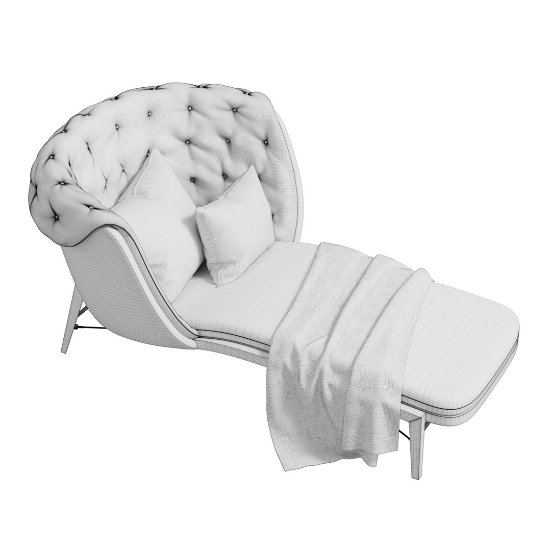 Cleo Lounge Chair Model - TurboSquid 2244212