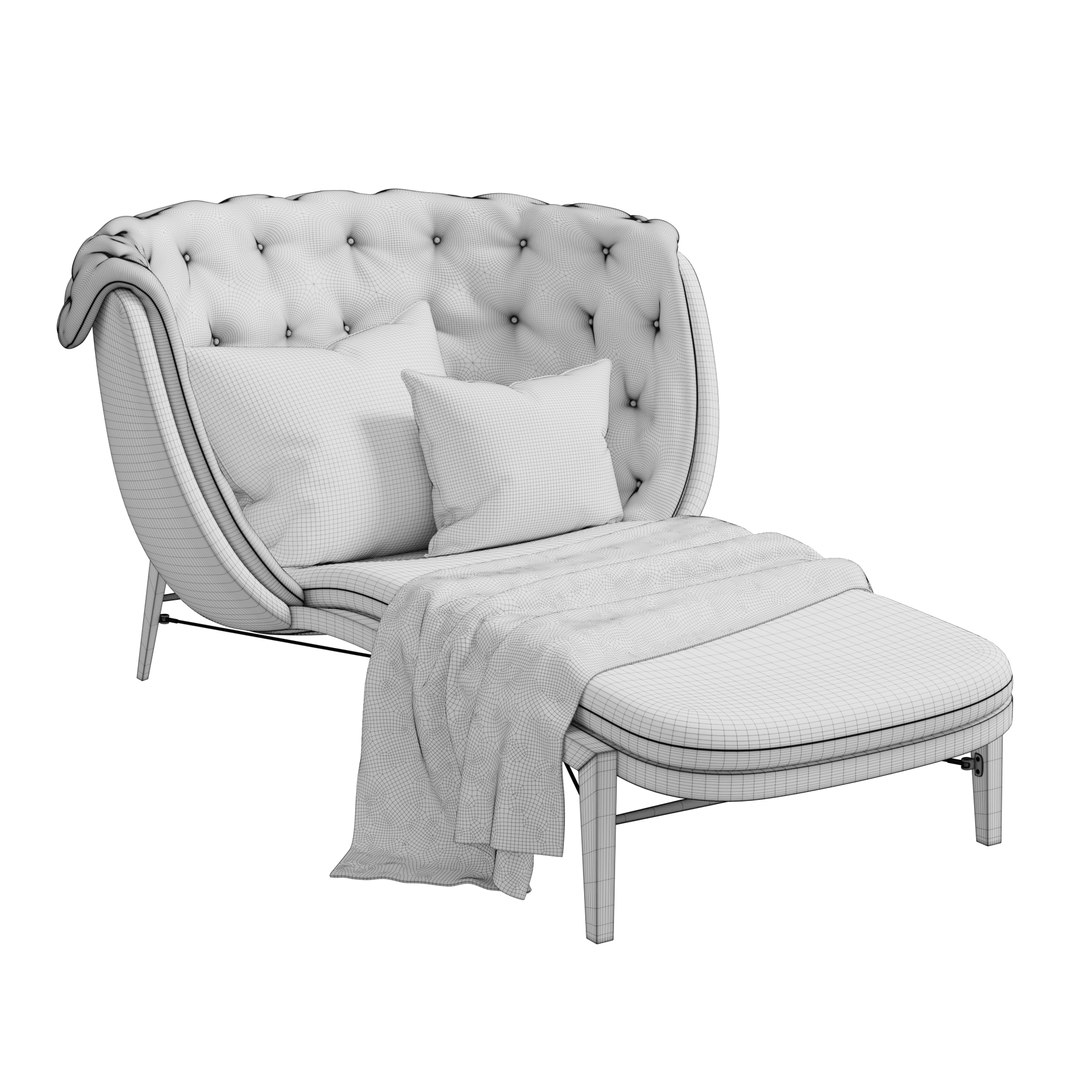 Cleo Lounge Chair Model - TurboSquid 2244212