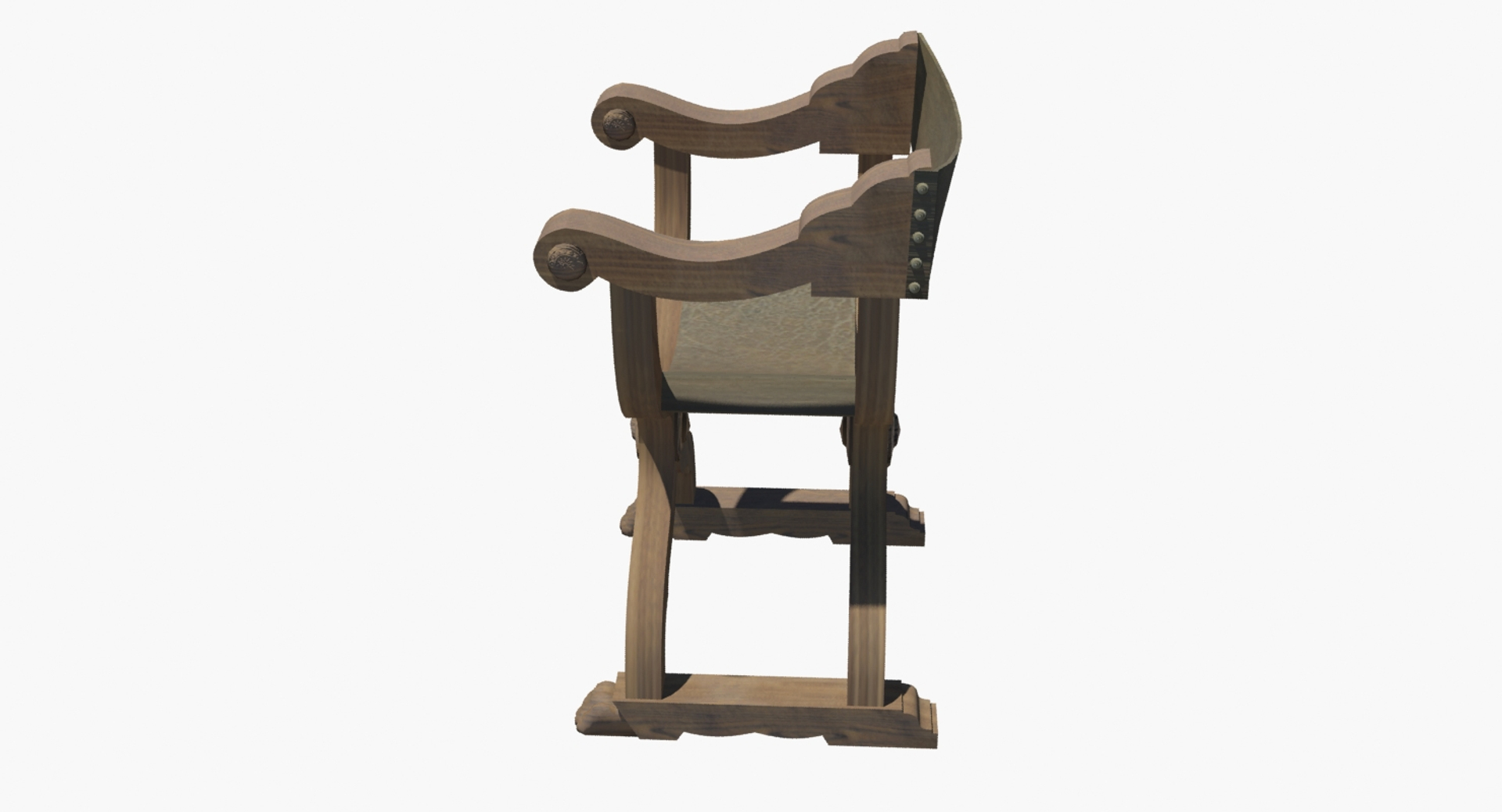 Curule Chair Century 15th 3d Max