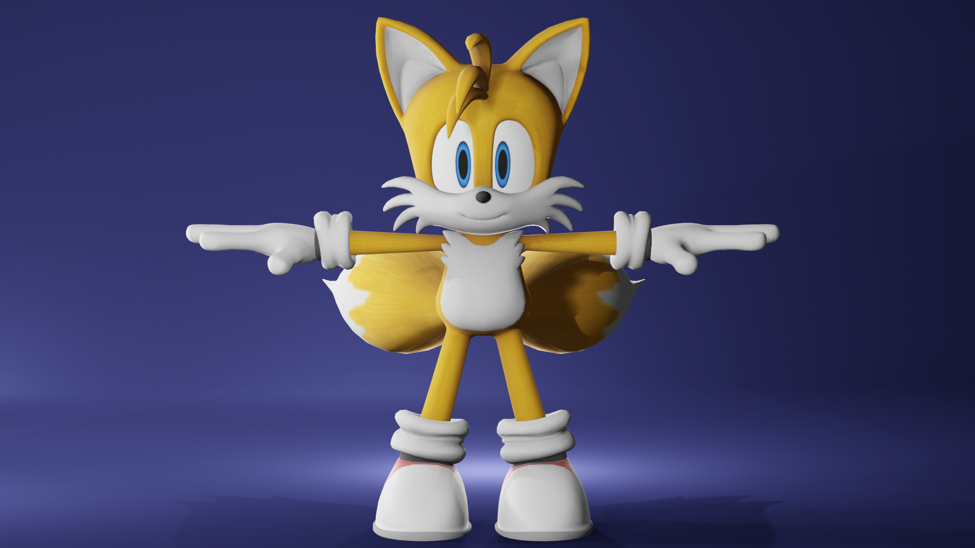 3D model SONIC AND TAILS 3D MODEL - TurboSquid 1727583