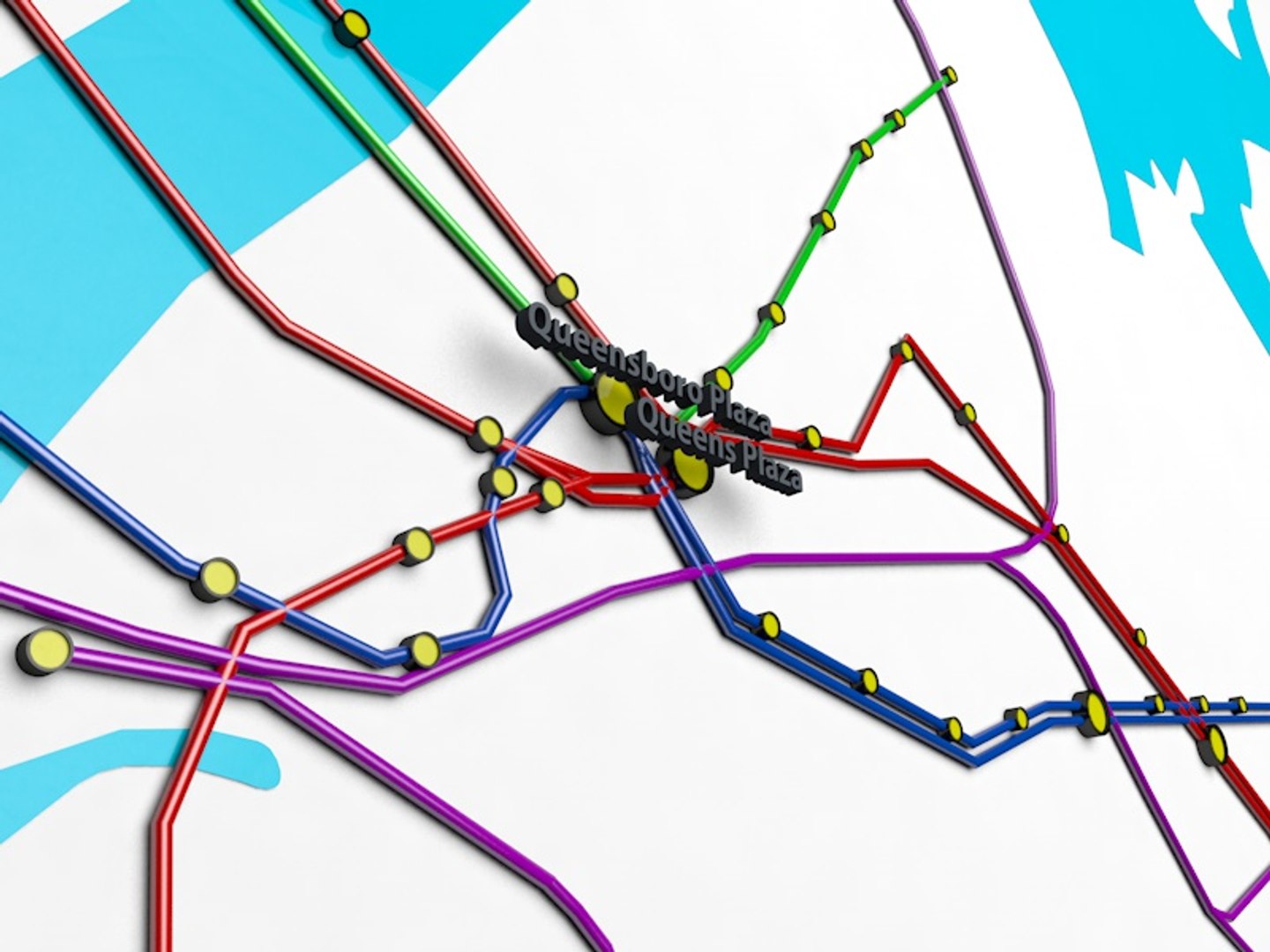 official subway 3d model