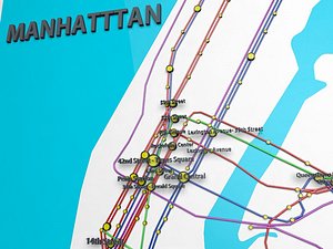 3D Symbols-Subway-Map Models | TurboSquid