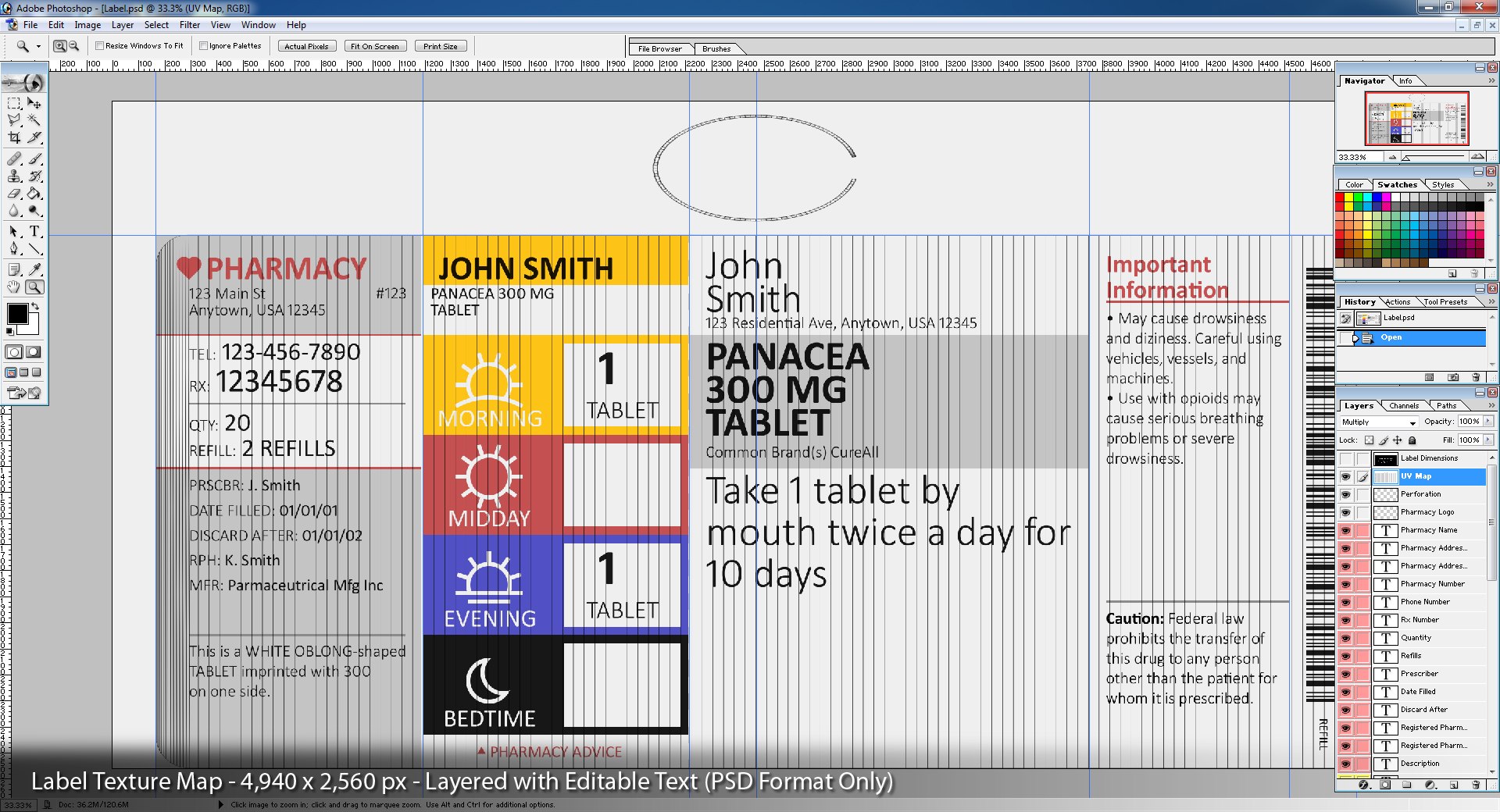 Prescription Pill Bottle Editable 3D - TurboSquid 1632988