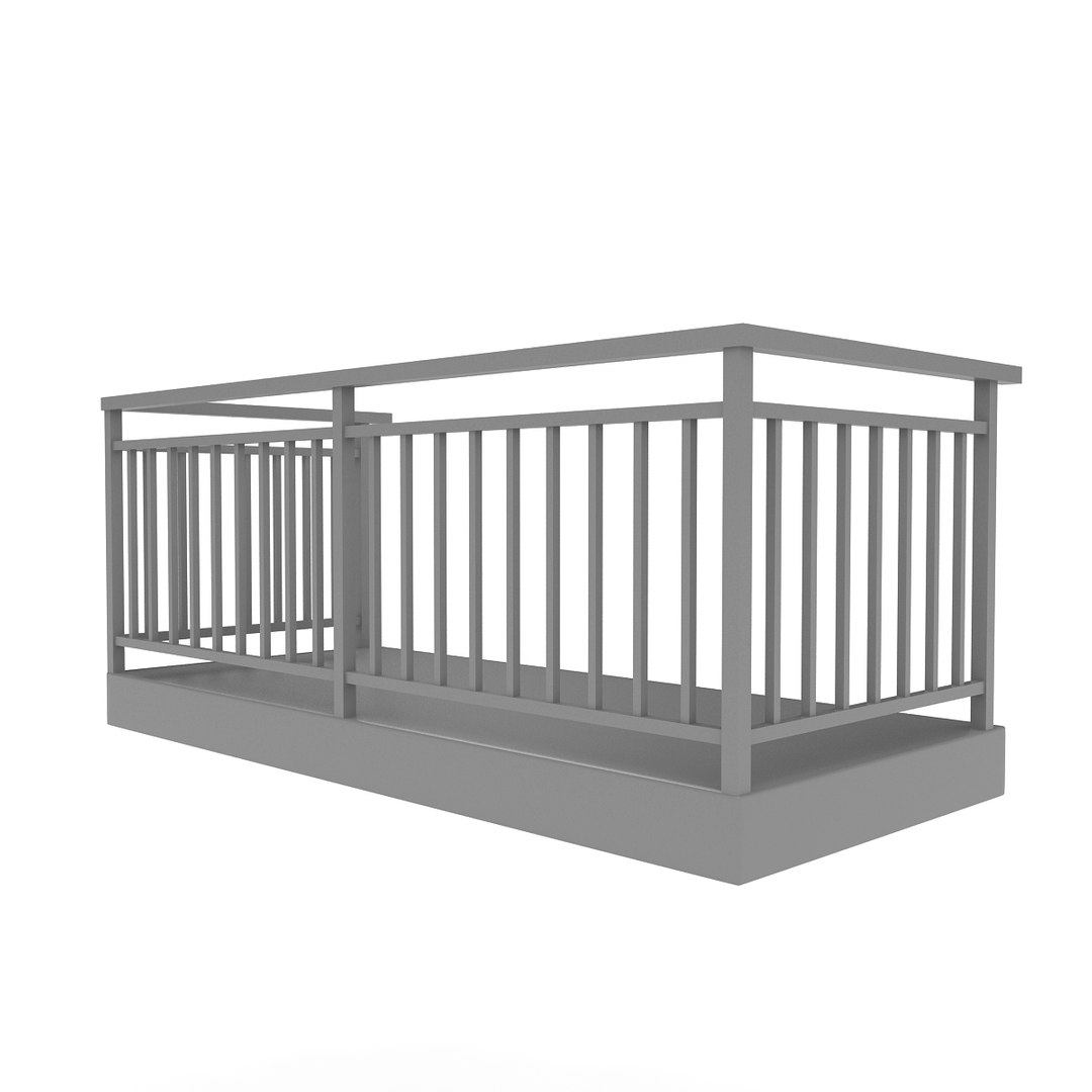 Balcony Terrace Architecture 3D Model - TurboSquid 1368163