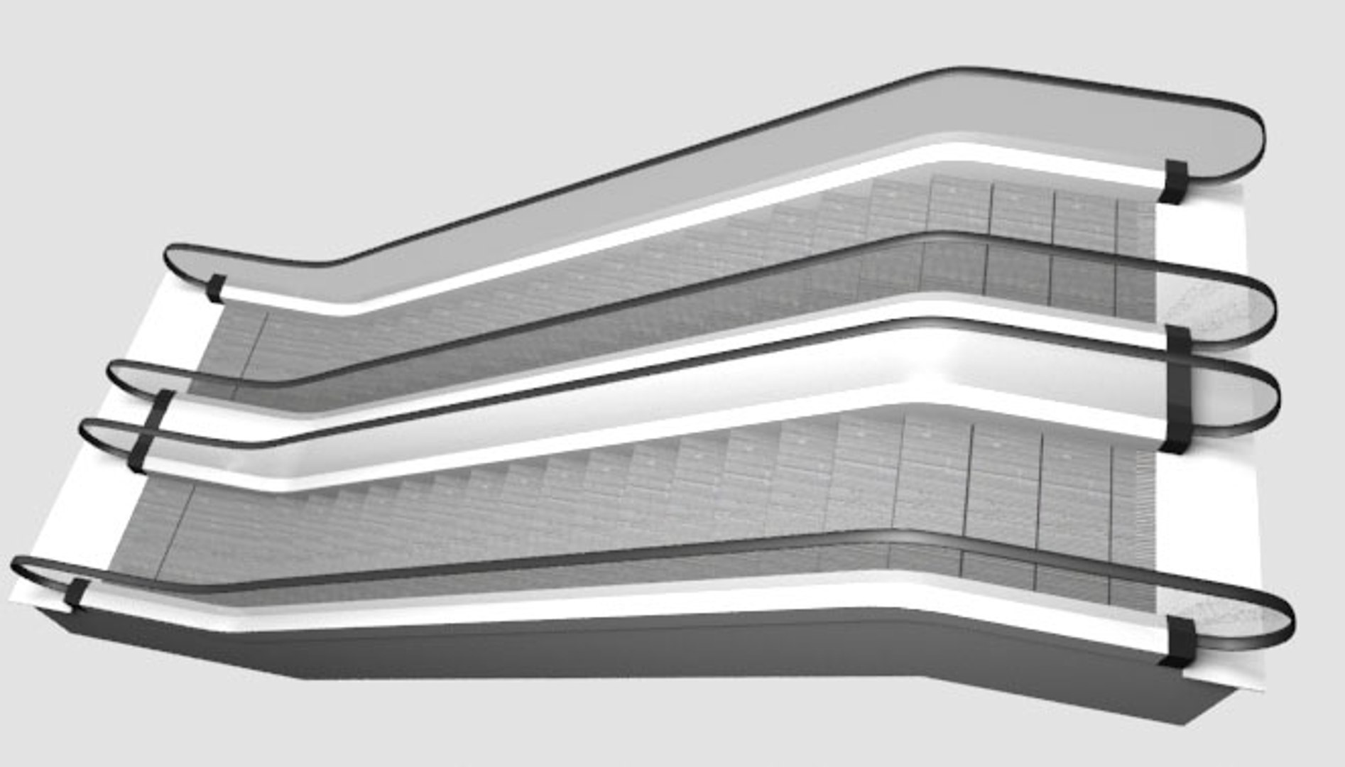 Moving Escalator Model - TurboSquid 1190646