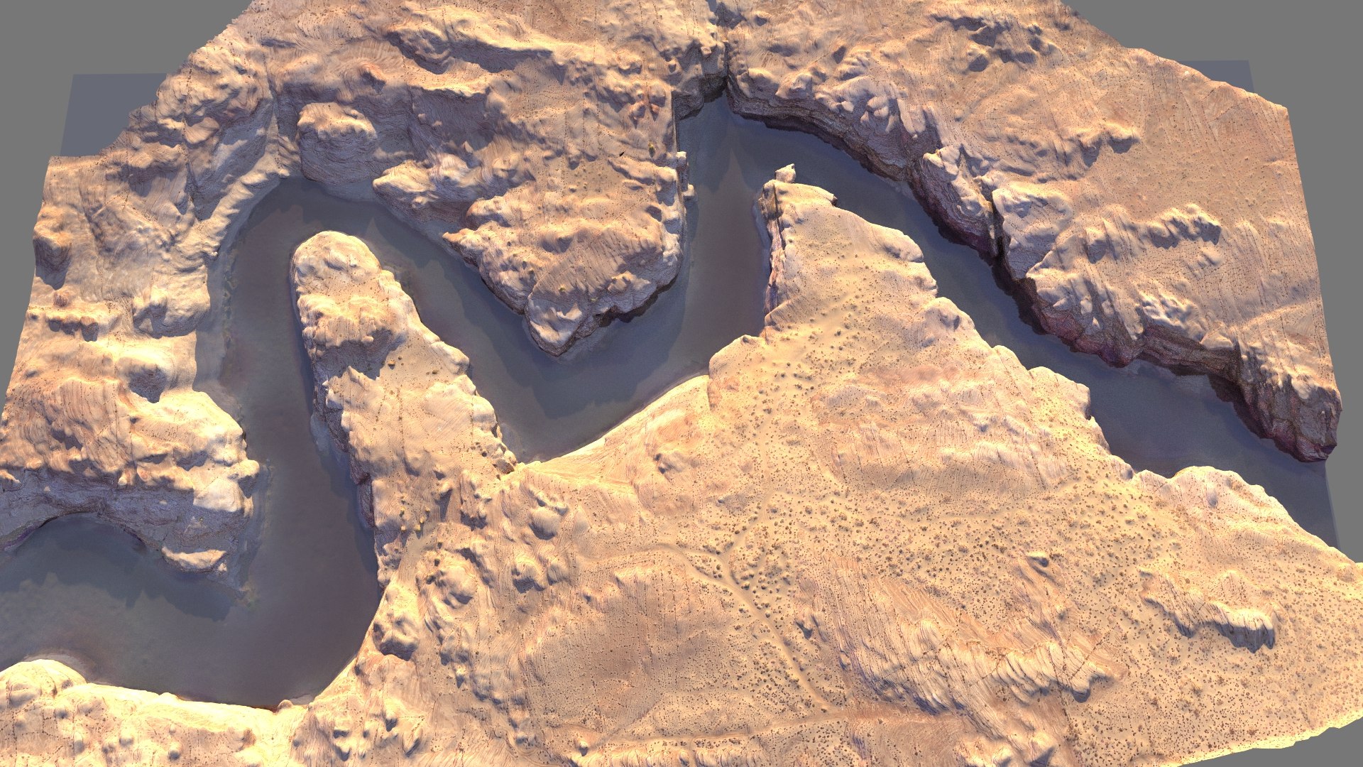 3D Model Canyon Landscape - TurboSquid 1709089