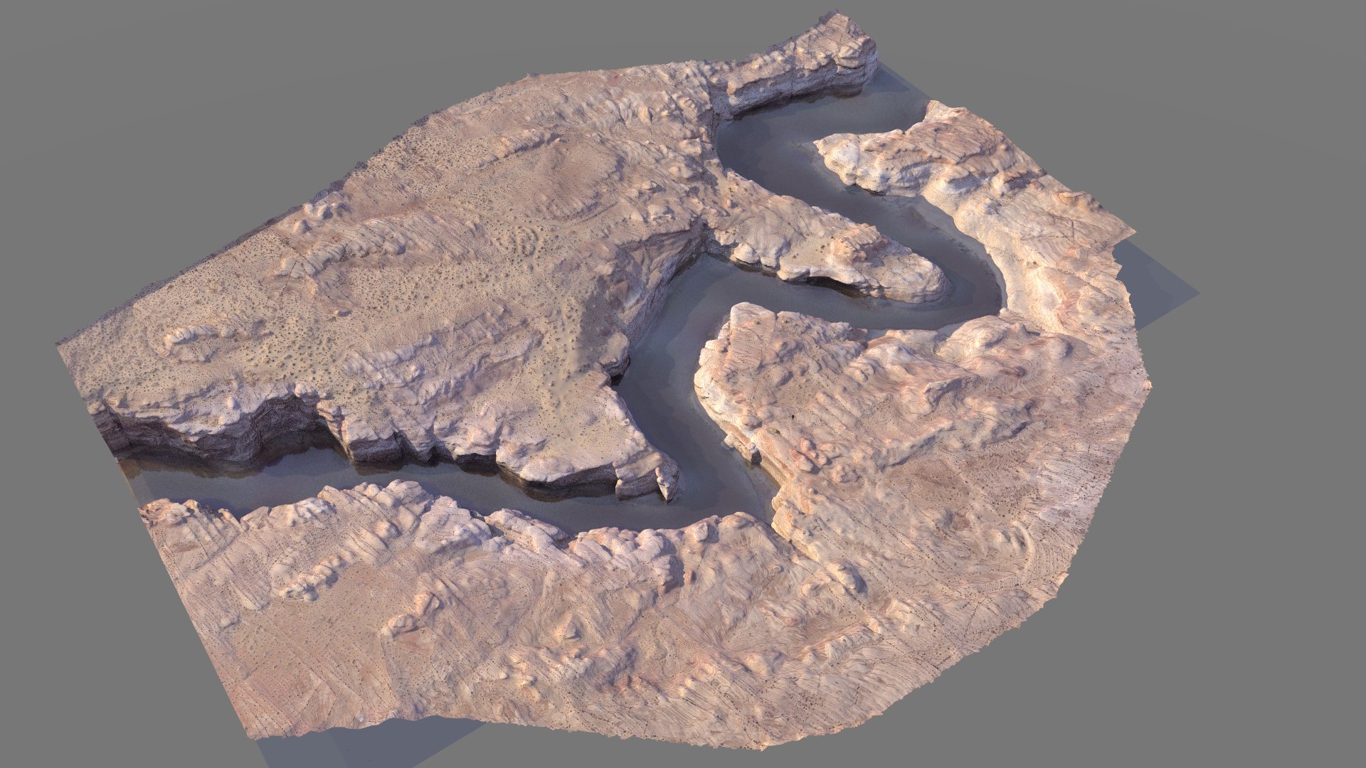 3D Model Canyon Landscape - TurboSquid 1709089