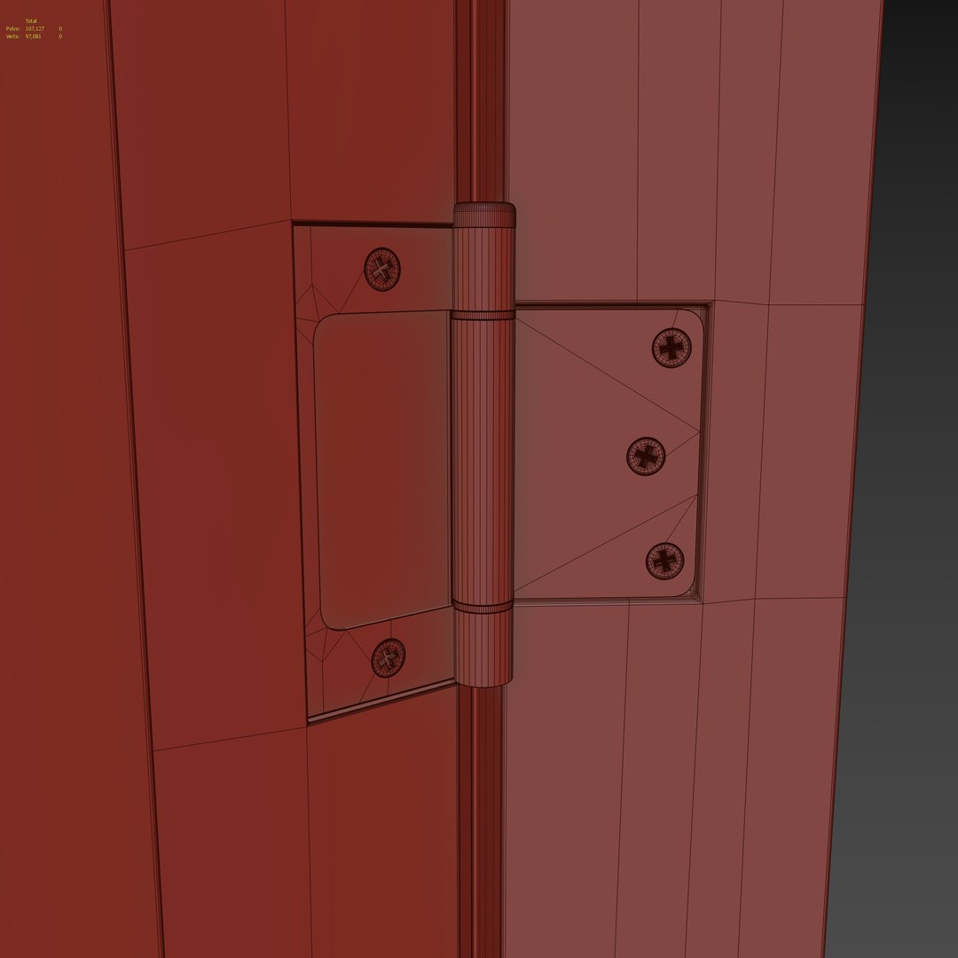 3D Door Hinges Model - TurboSquid 1616469