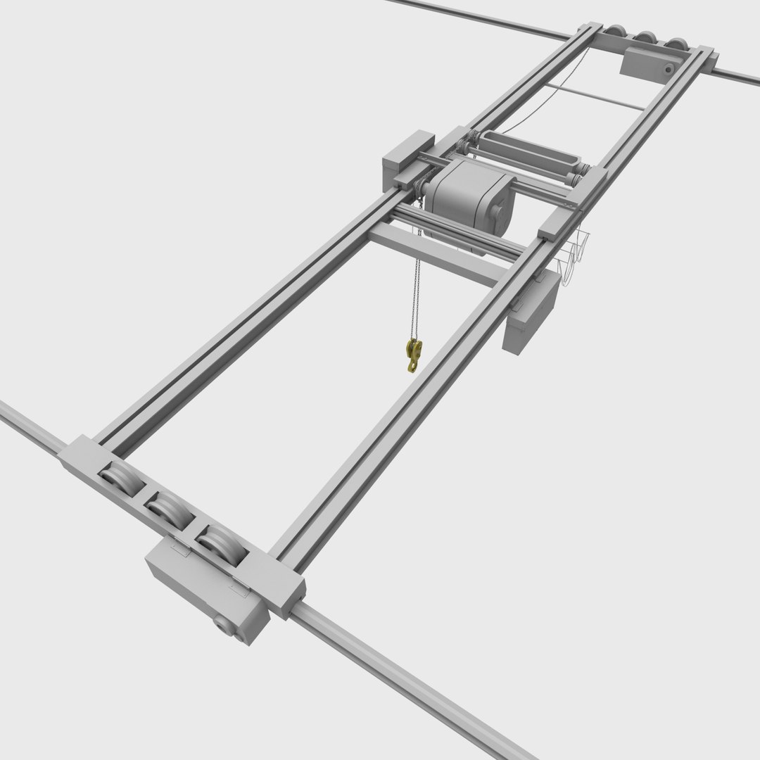 3d Overhead Crane Model