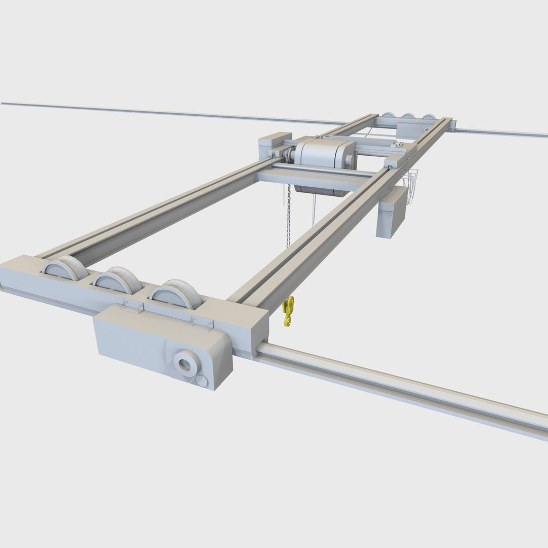 3d Overhead Crane Model