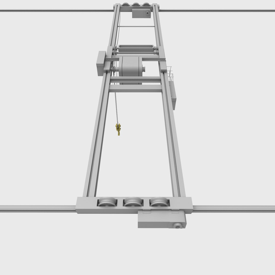 3d Overhead Crane Model