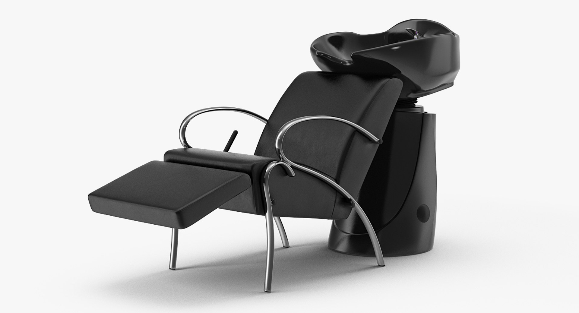 Ceramic Shampoo Bowl Salon Chair Model - TurboSquid 1400479