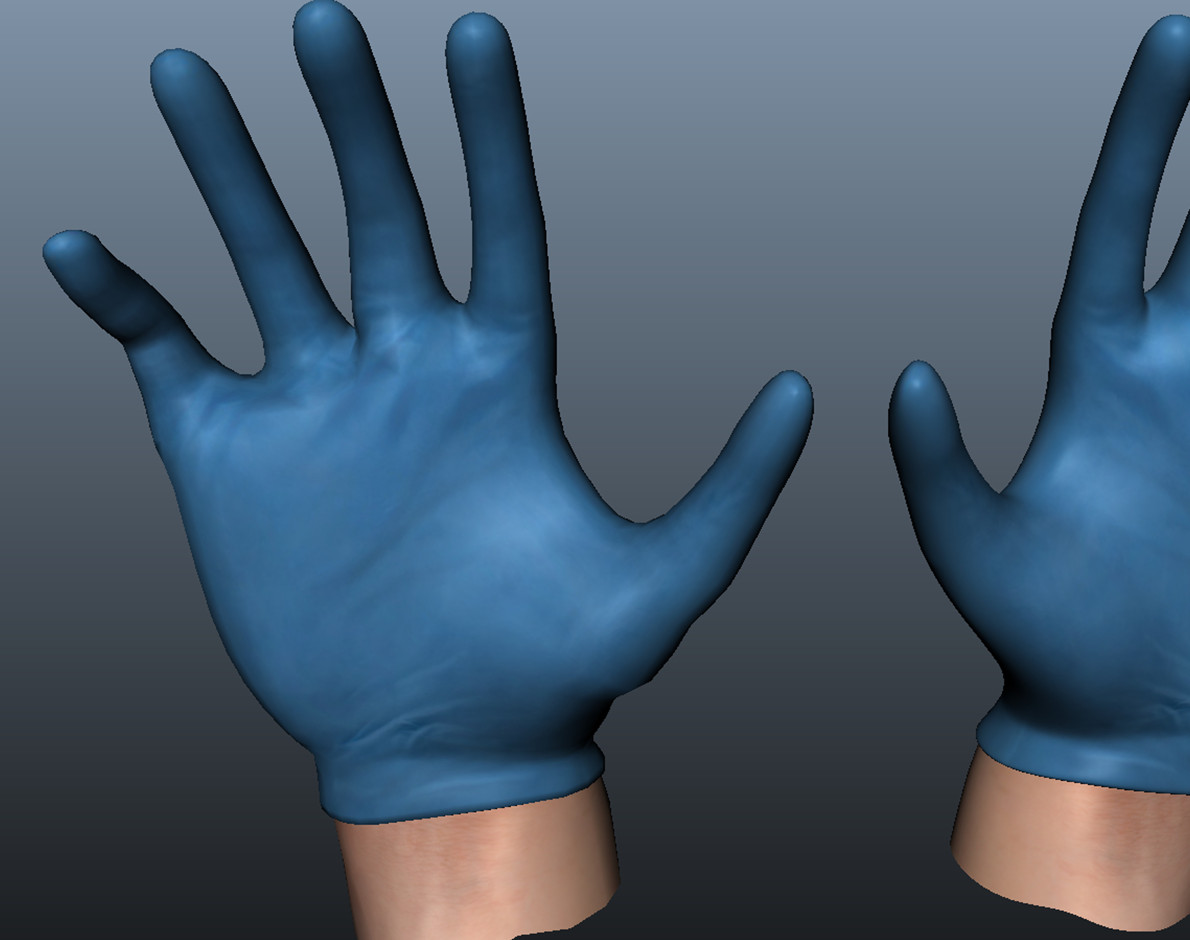 VR Medical Hand Gloves 3D Rig Model model - TurboSquid 1830715