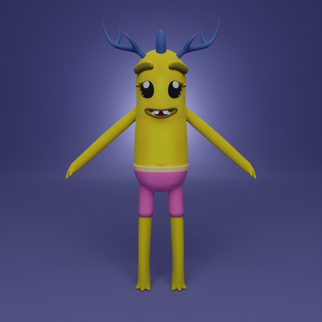 Creature Character 3D Model - TurboSquid 2203494