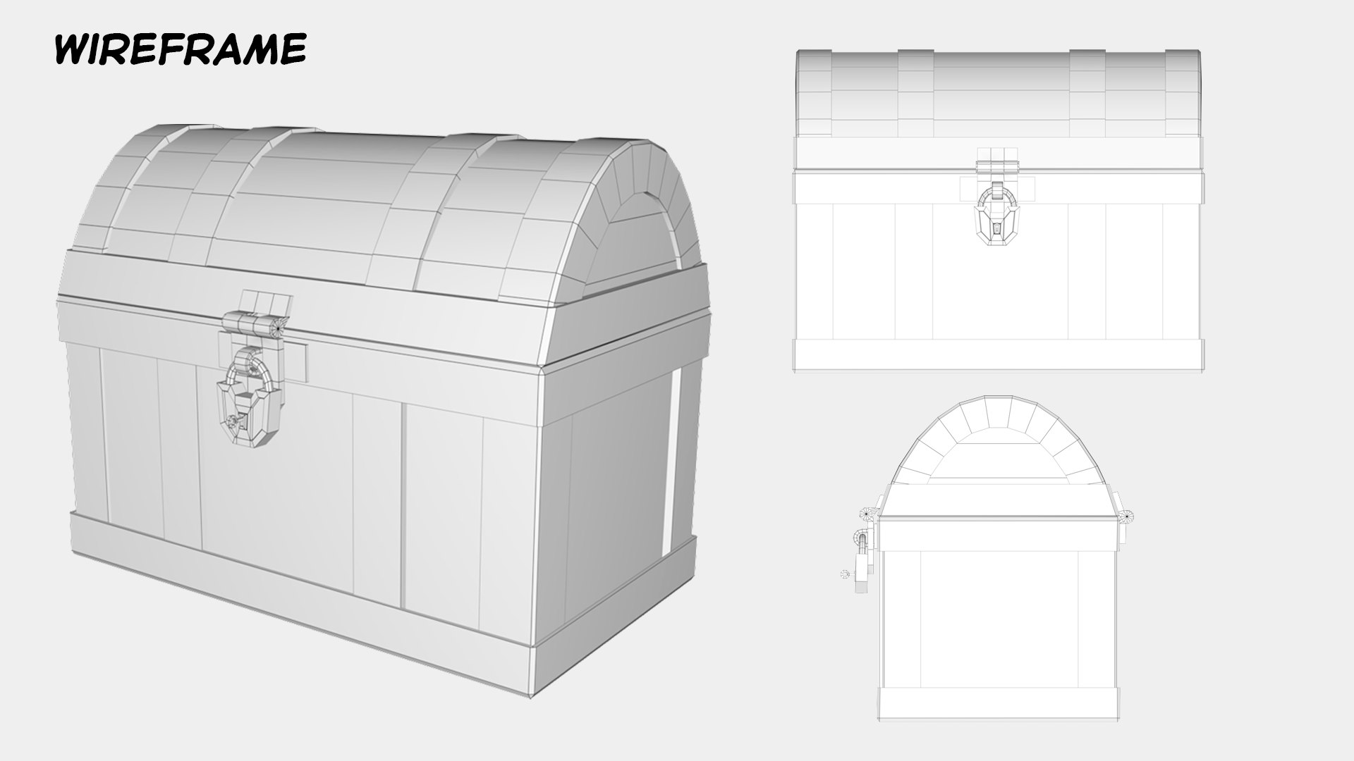 3D Old Chest Rusted - TurboSquid 1639662