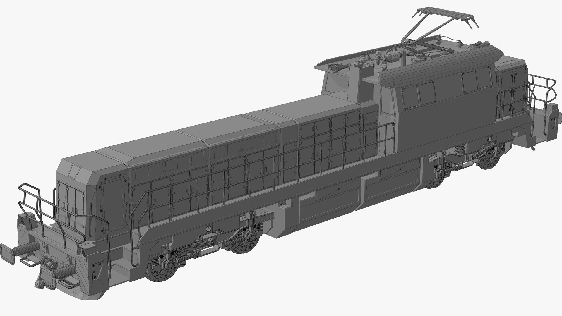 Vossloh Dm20 Modula - Electric Diesel And Lithium Cells - Locomotive 3D ...