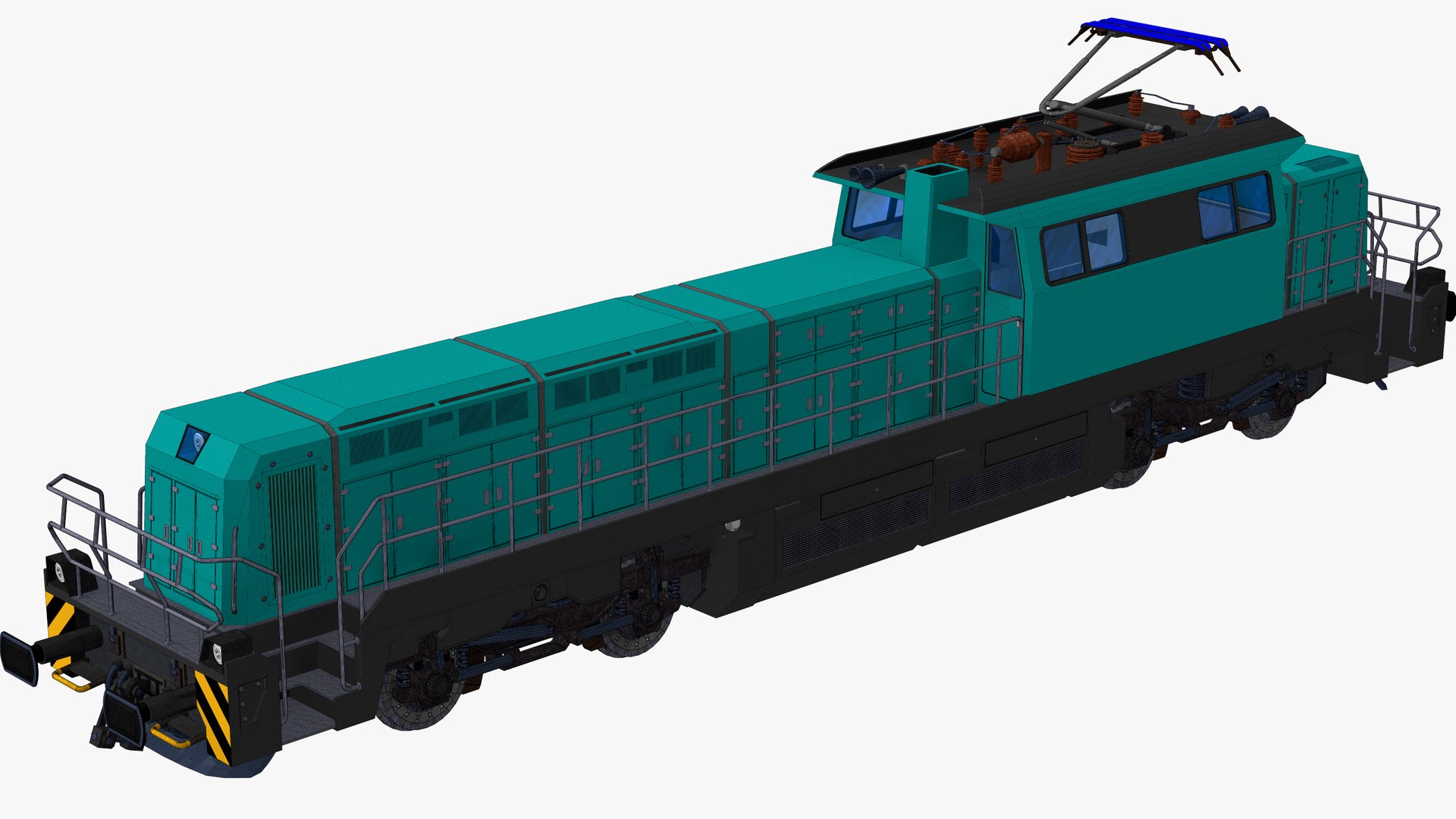 Vossloh Dm20 Modula - Electric Diesel And Lithium Cells - Locomotive 3D Model - TurboSquid 2044188