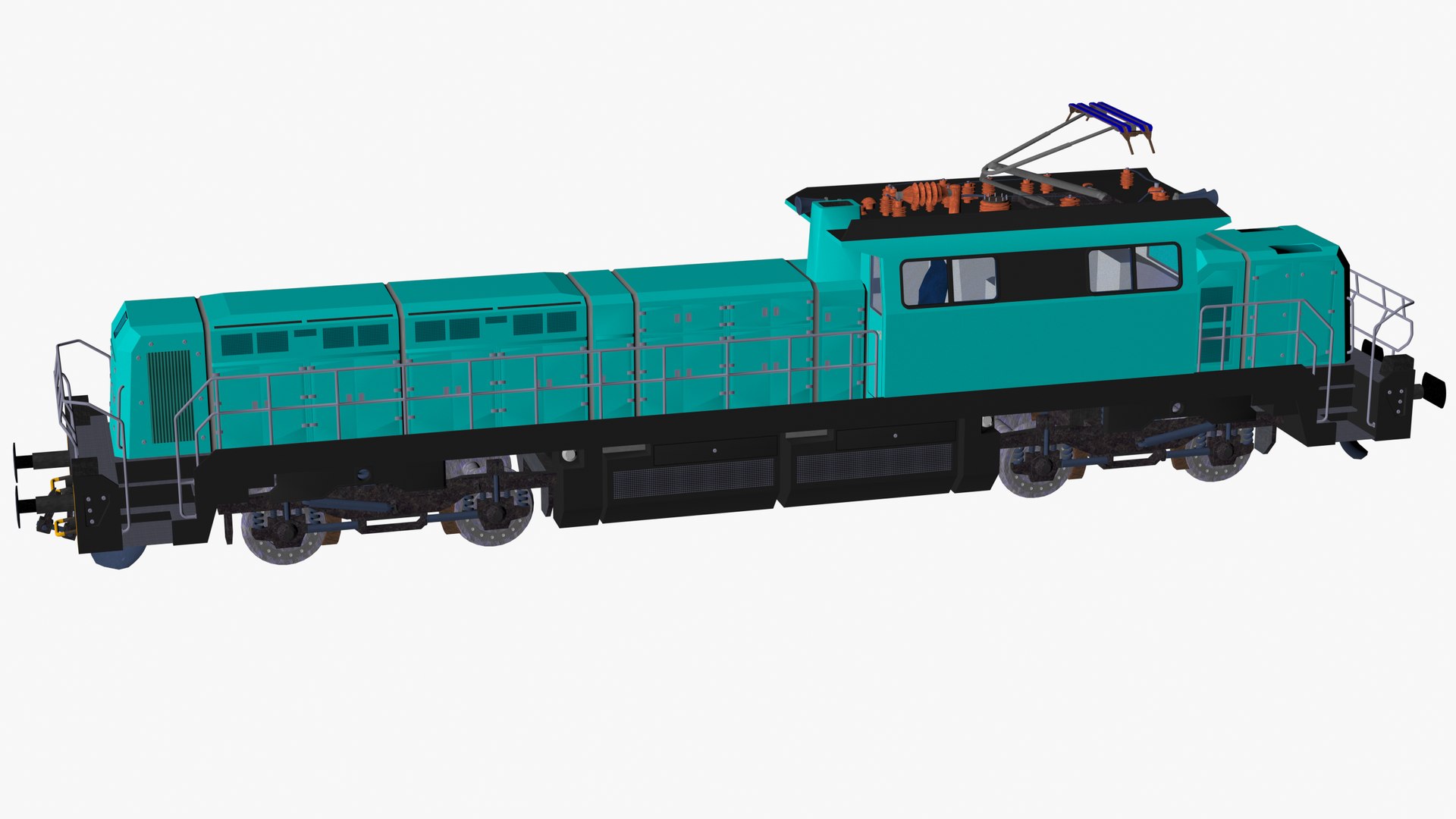 Vossloh Dm20 Modula - Electric Diesel And Lithium Cells - Locomotive 3D ...