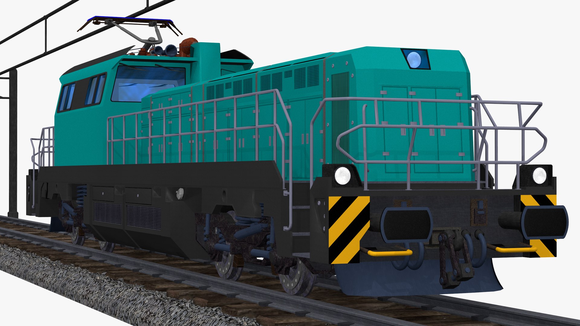 Vossloh Dm20 Modula - Electric Diesel And Lithium Cells - Locomotive 3D ...