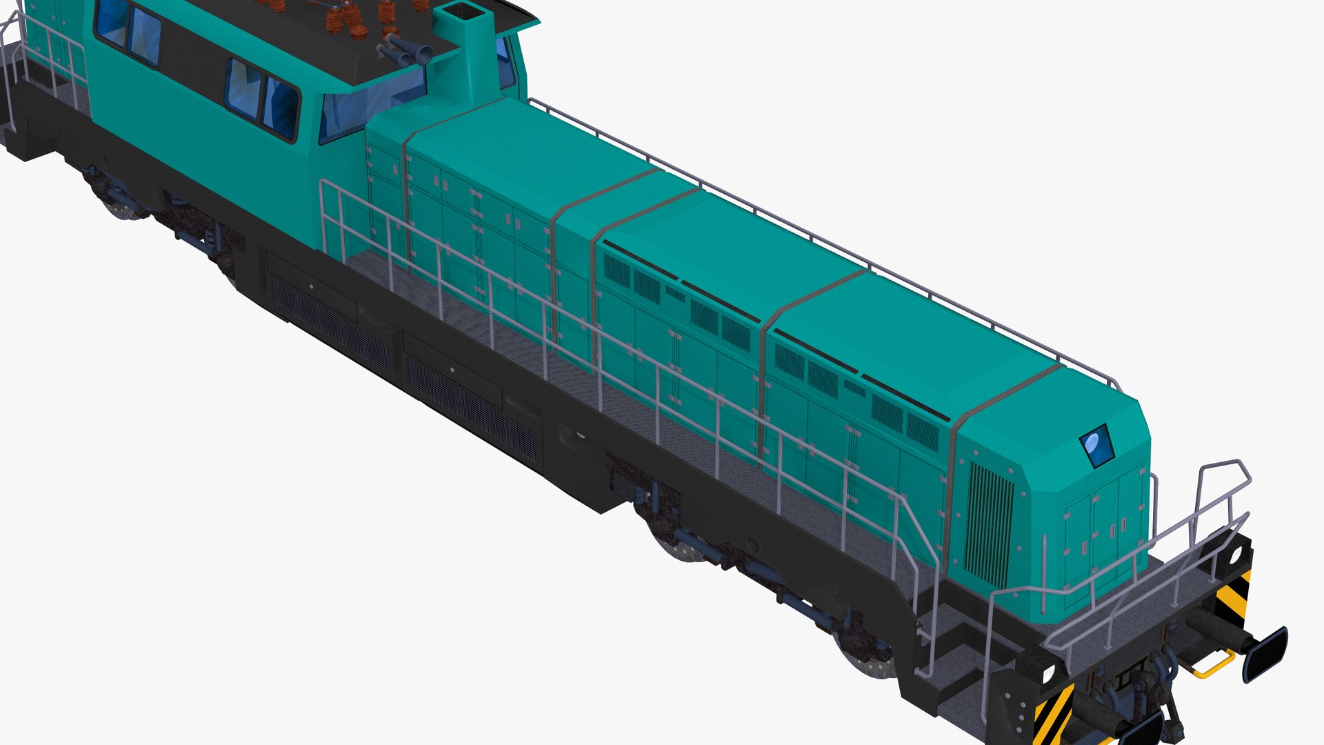 Vossloh Dm20 Modula - Electric Diesel And Lithium Cells - Locomotive 3D Model - TurboSquid 2044188