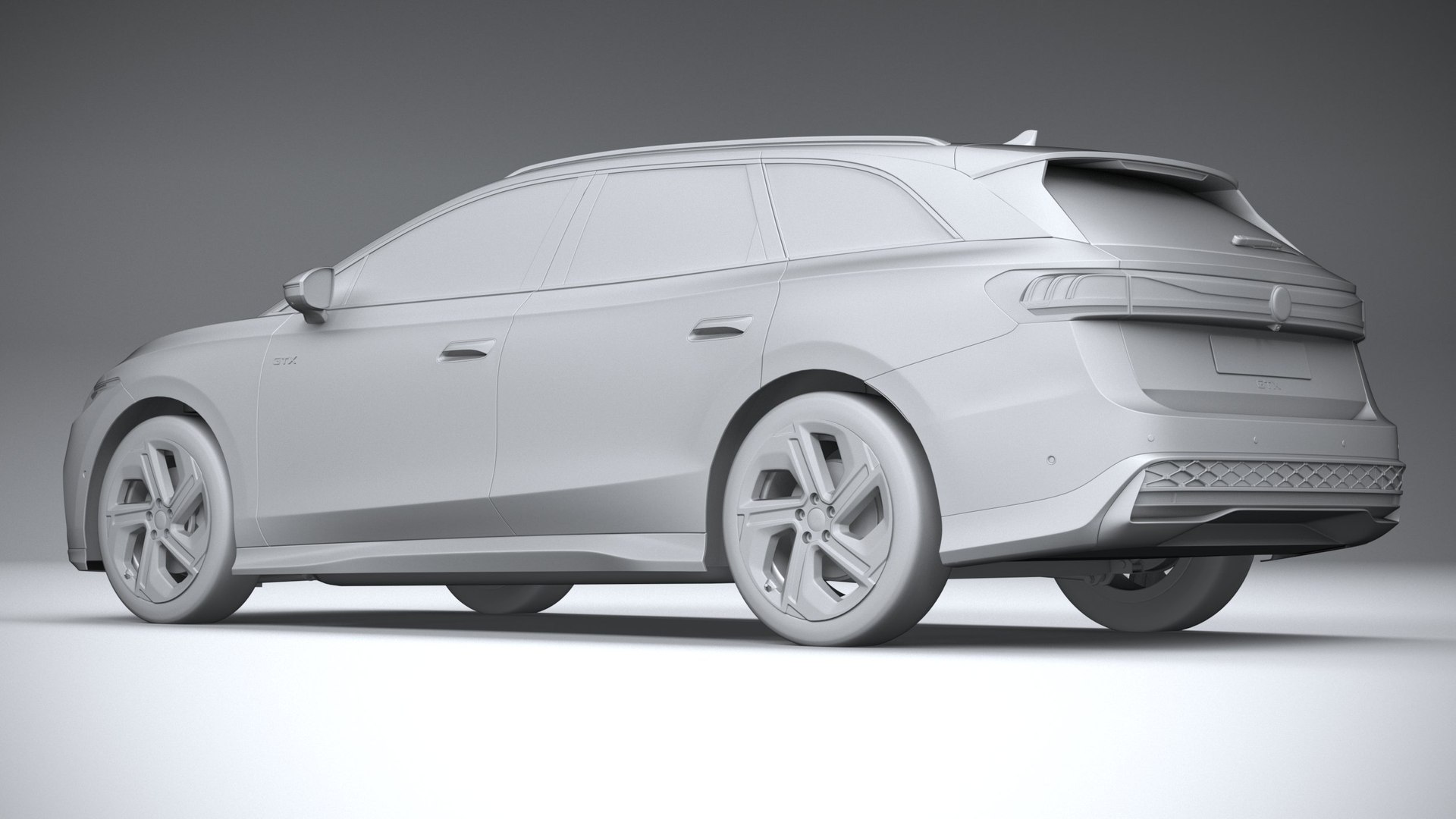 3D Volkswagen ID7 GTX Tourer 2025 - TurboSquid 2212471