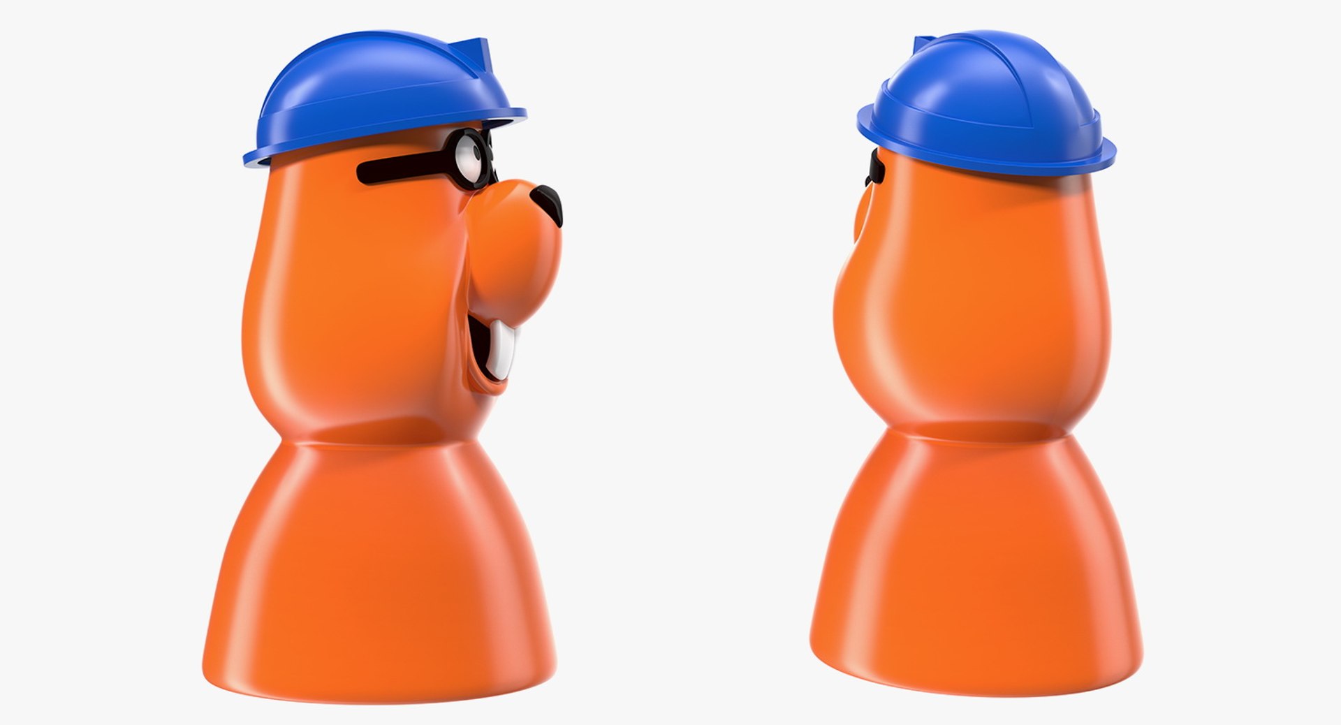Toy beaver miner helmet 3D model - TurboSquid 1380423