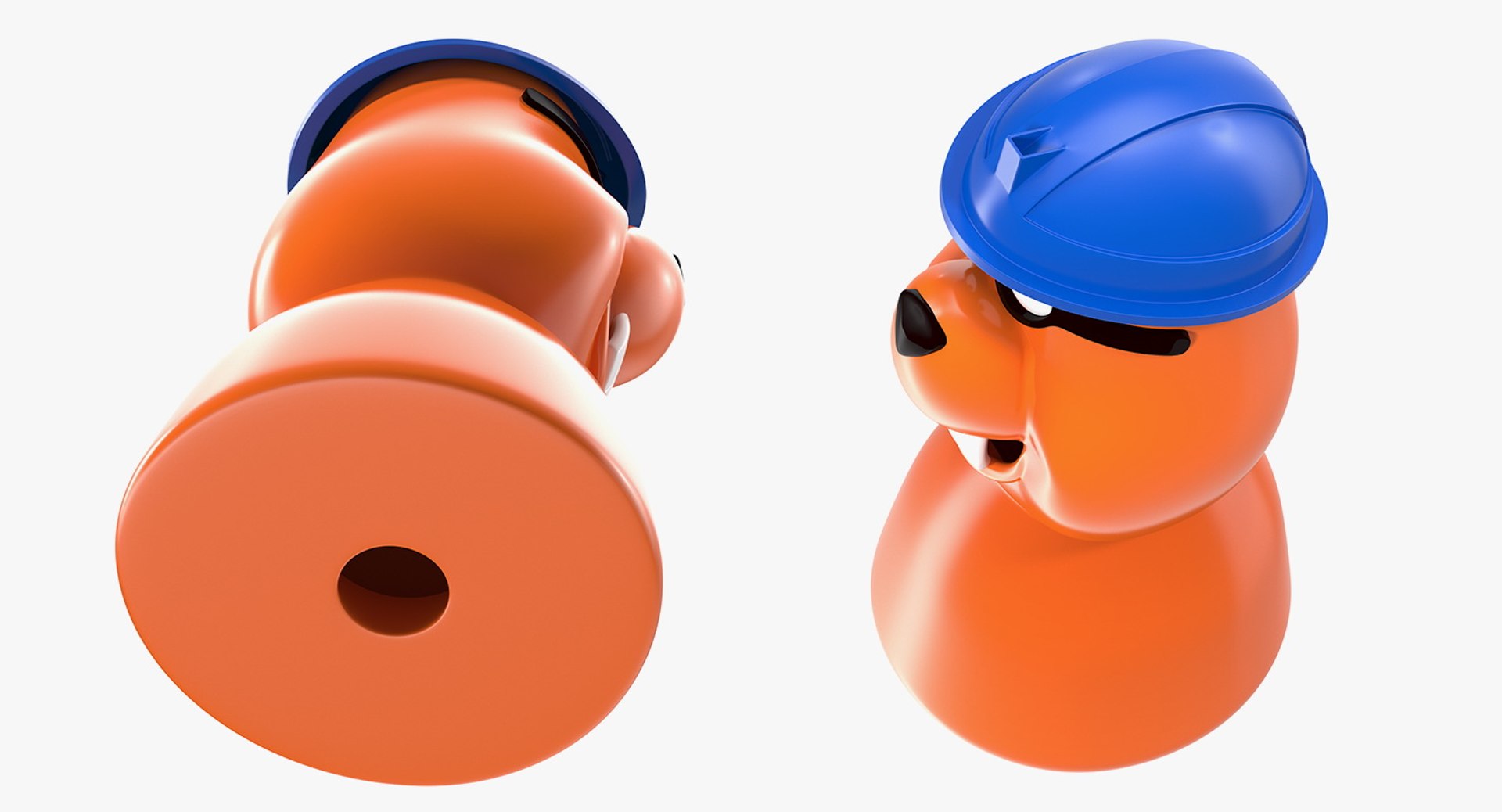 Toy beaver miner helmet 3D model - TurboSquid 1380423