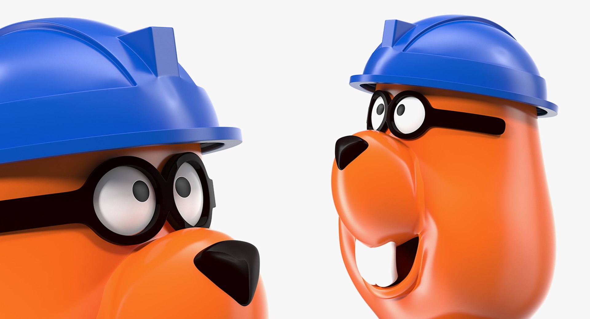 Toy beaver miner helmet 3D model - TurboSquid 1380423