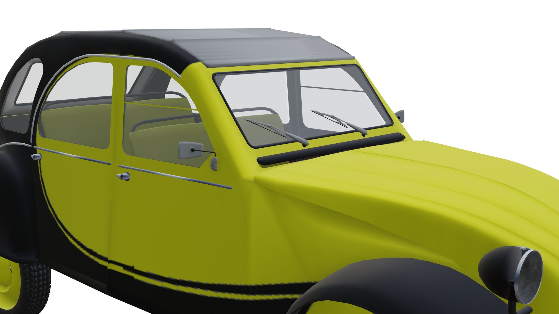 3D Citroen 2CV Model - TurboSquid 2348384