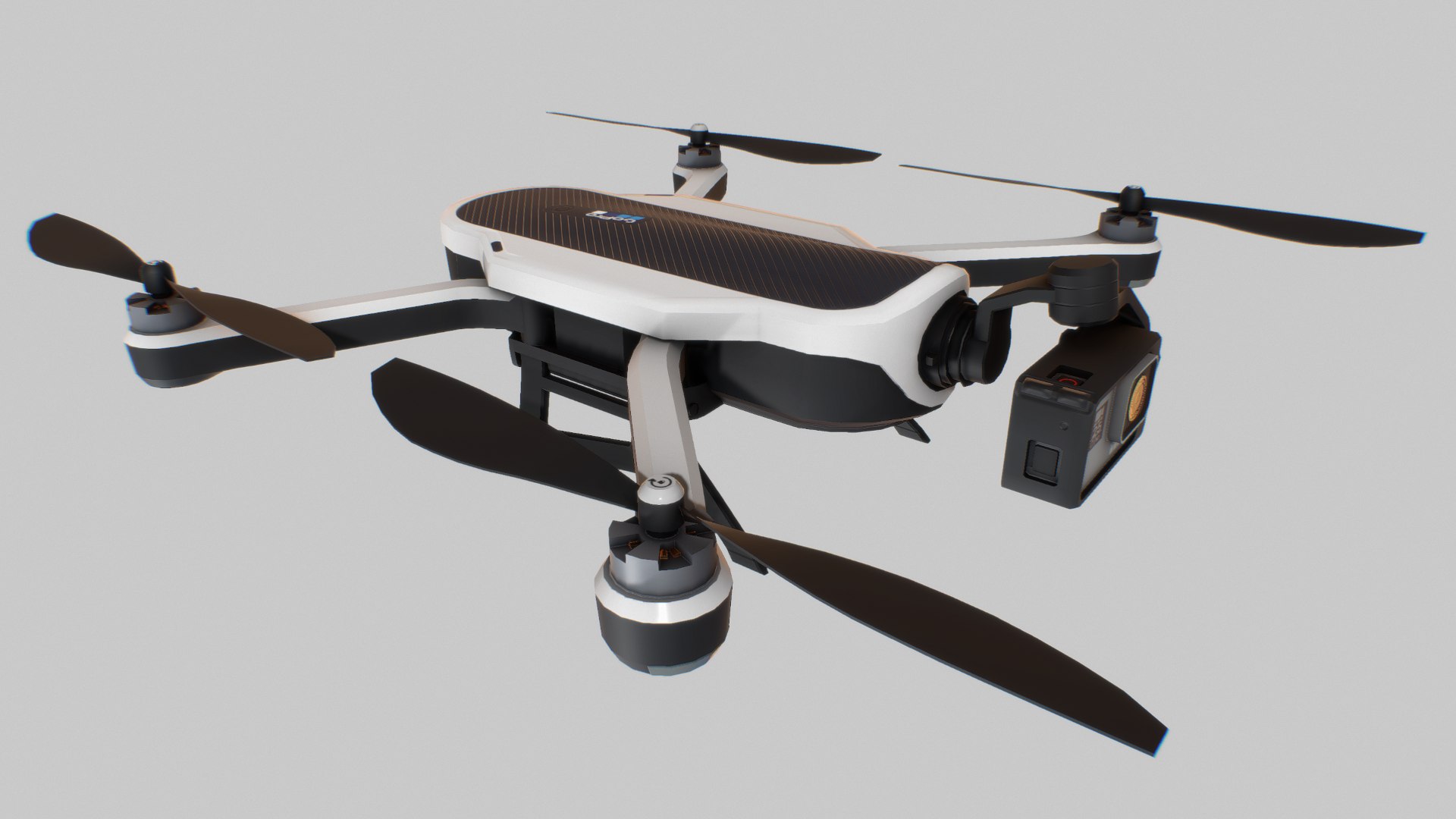 Gopro Aircraft Drone Quadcopter 3D Model - TurboSquid 1340034