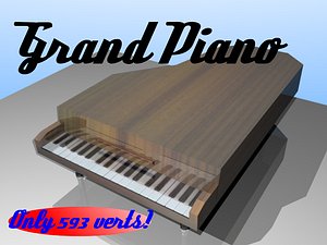Grand Piano Blender Models for Download | TurboSquid