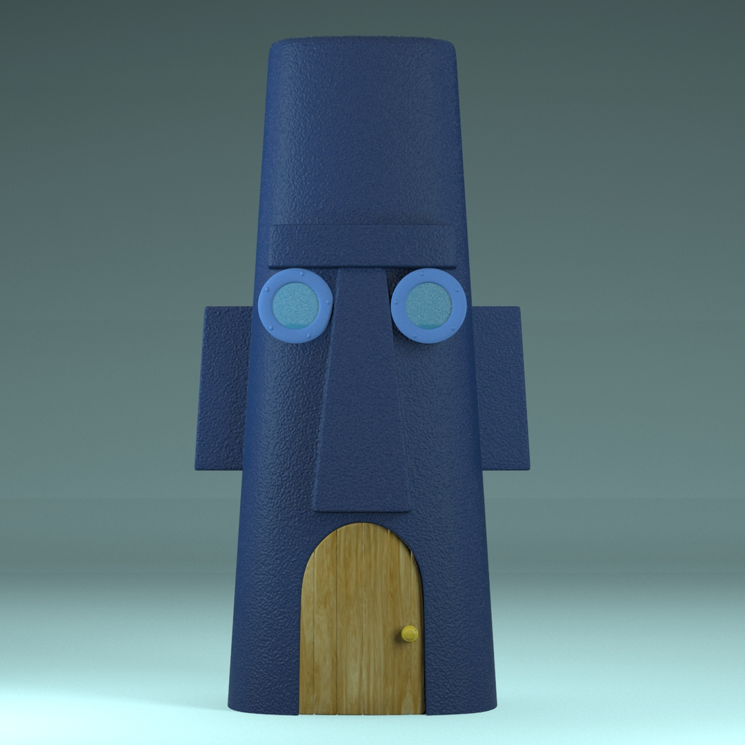 3D House Squidward S - TurboSquid 1202922