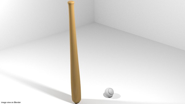 3d model baseball ball equipment