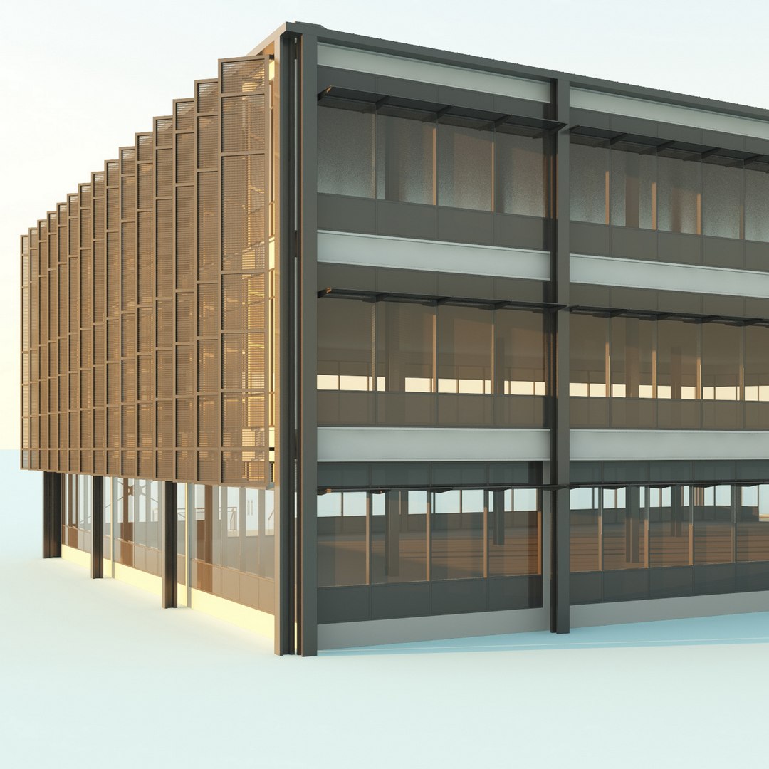 3D Office Building - TurboSquid 2042898