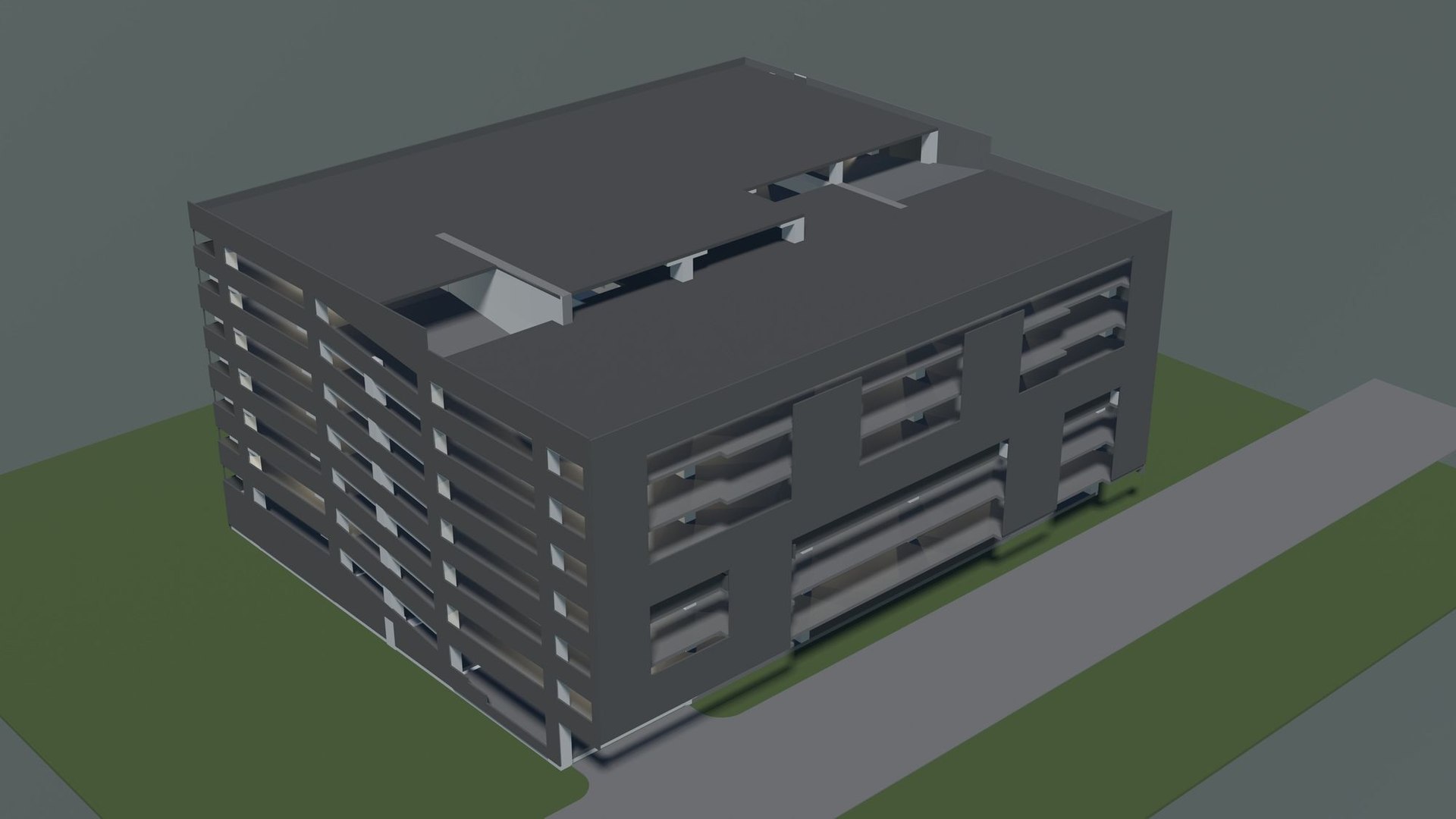 3D Parking Building Model - TurboSquid 1993226