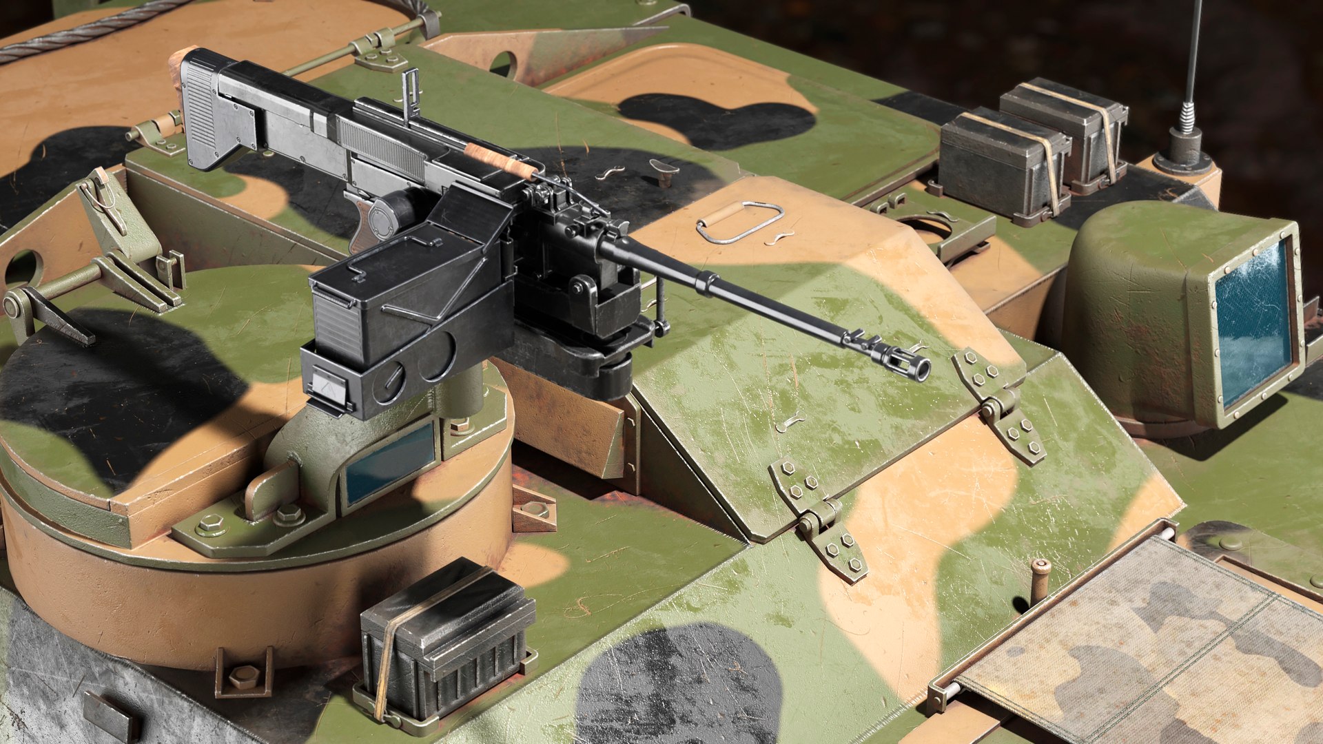 M109A6 Paladin Tank PBR 3D Model - TurboSquid 2269536