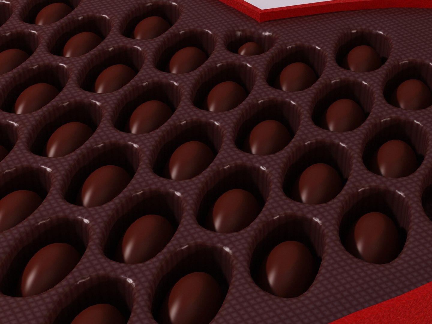 3d model valentine s chocolate box