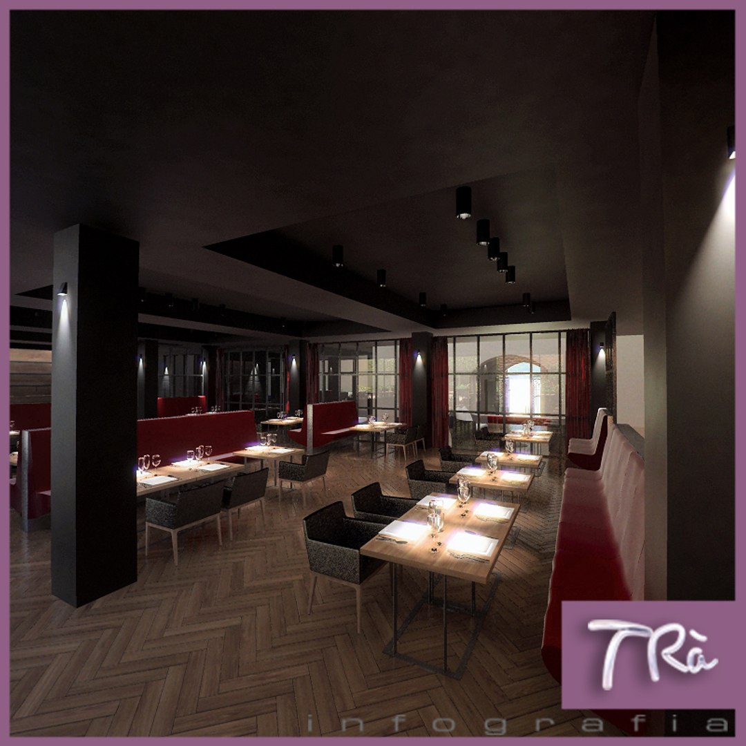 Restaurant Lounge Scene Max