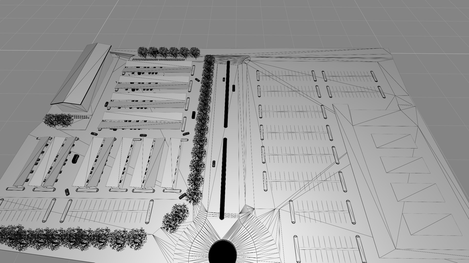 Solar Car Park - 2 3D - TurboSquid 1887150