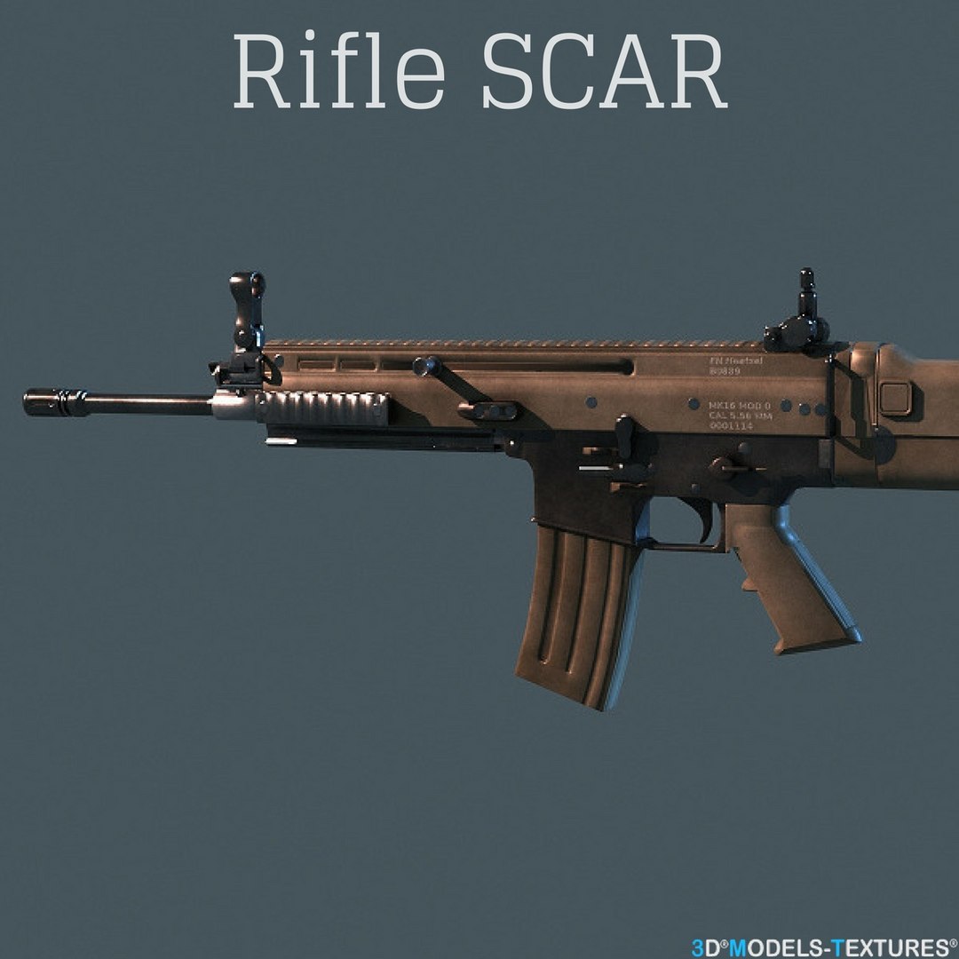 Rifle Modern 3D Model - TurboSquid 1212022