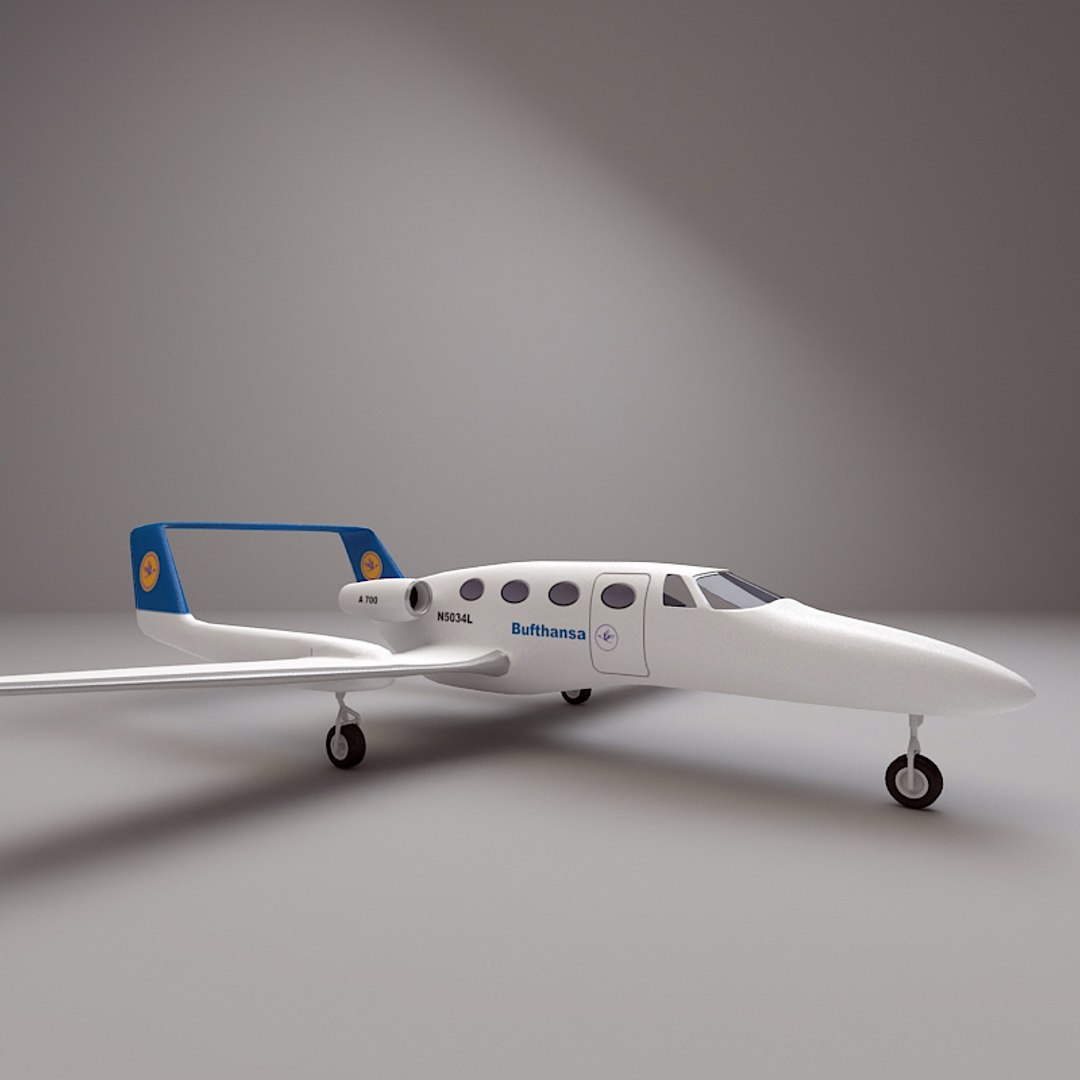adam aircraft a700 3d model