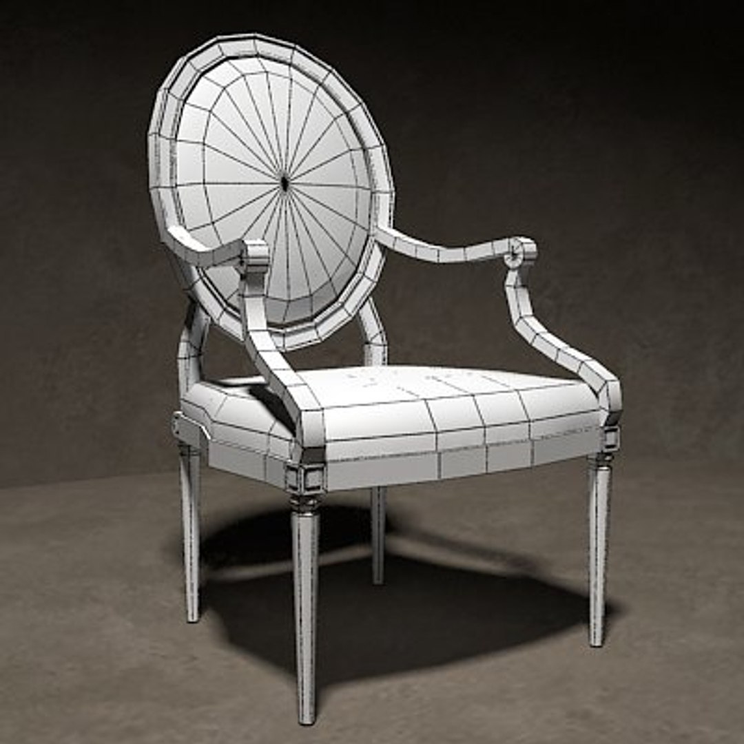 3d Classic Chair Model