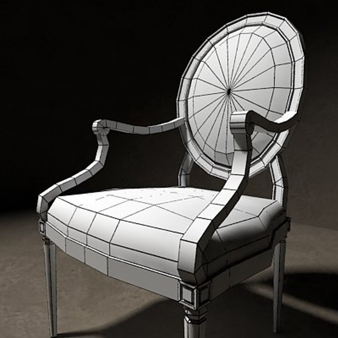 3d Classic Chair Model
