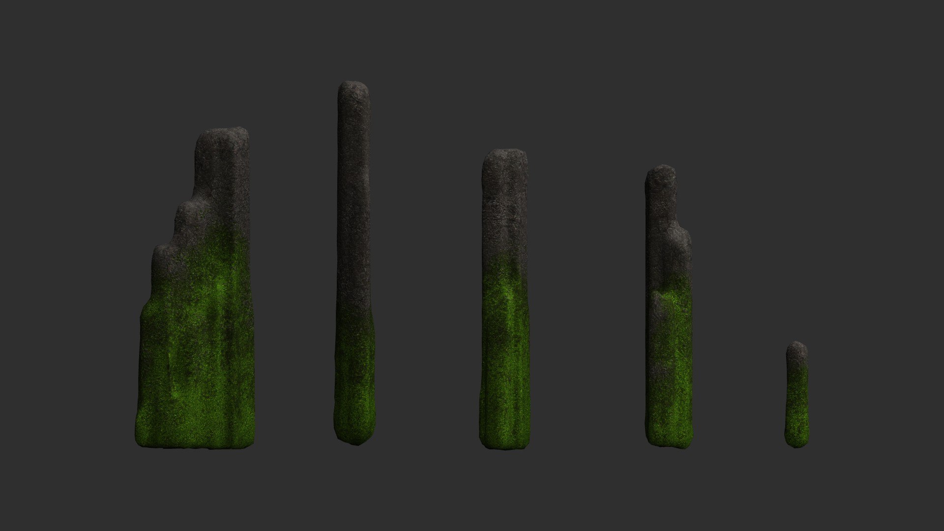 Rock 04 - Moss 2 3D Model - TurboSquid 2086664