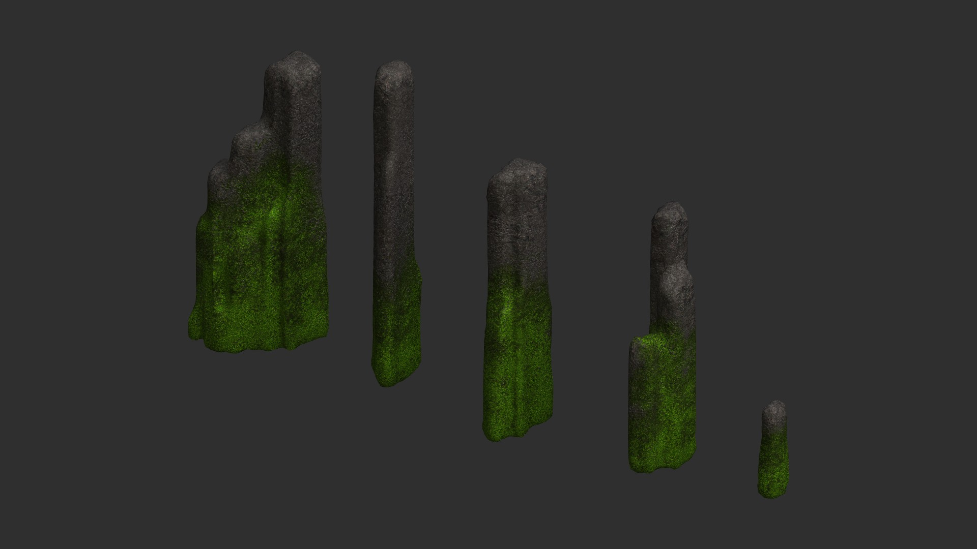 Rock 04 - Moss 2 3D Model - TurboSquid 2086664