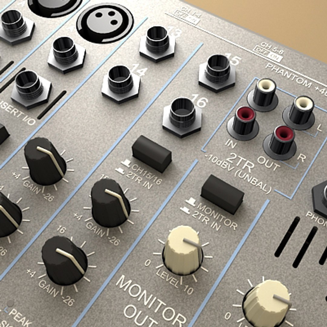 3d Model Studio Mixer