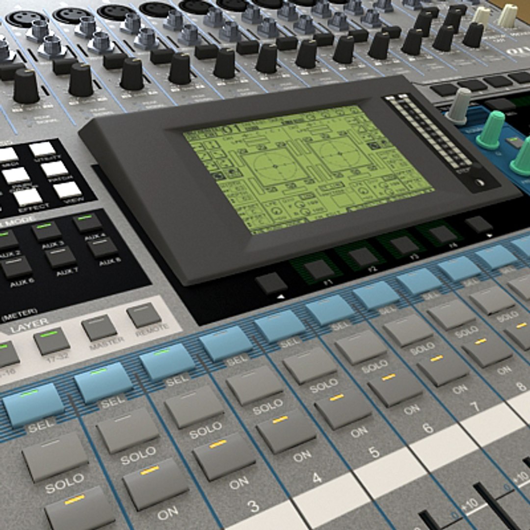 3d model studio mixer
