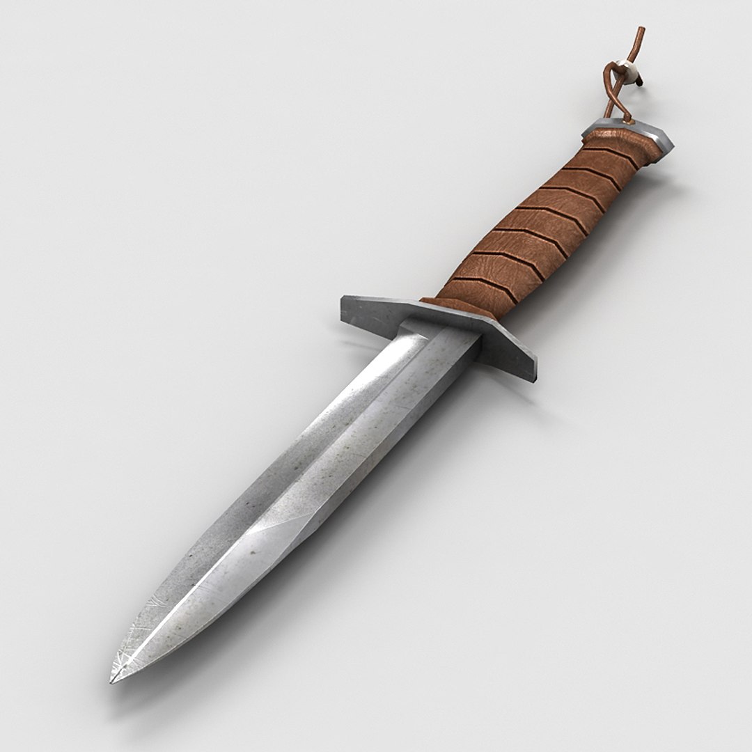 Army Dagger 3d Model
